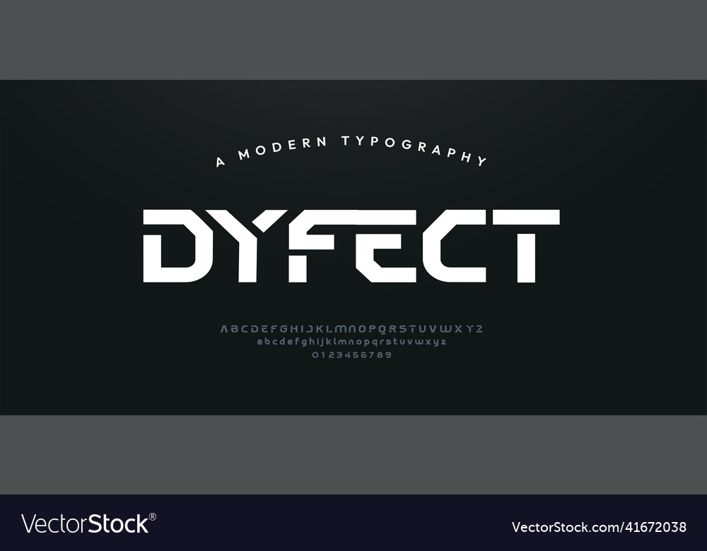 Sport modern urban alphabet fonts typography Vector Image Sport modern urban alphabet fonts typography Vector Image