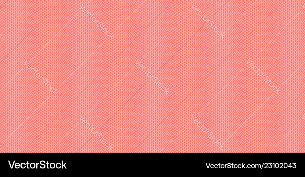 Knitted texture wool melange yarn pale red Vector Image