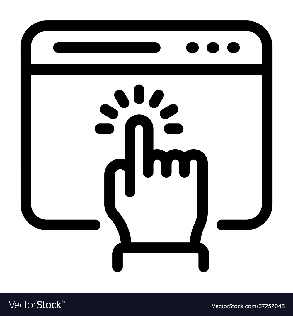 User interaction Royalty Free Vector Image - VectorStock