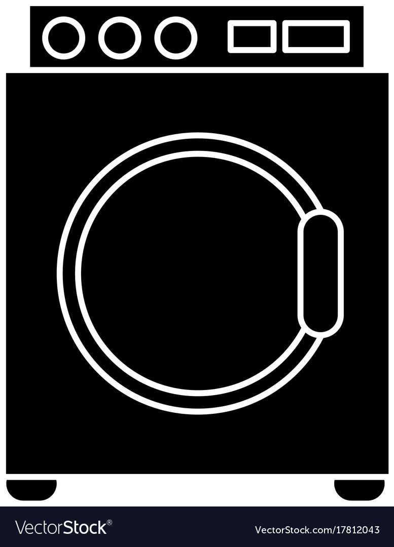 Washer laundry machine Royalty Free Vector Image