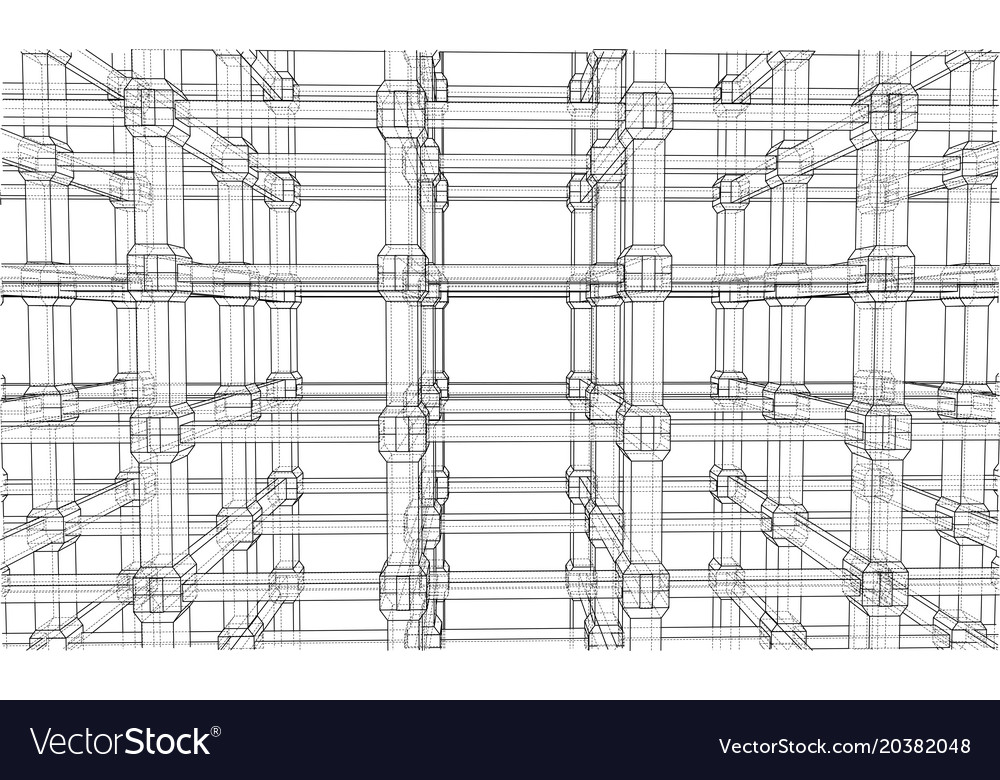 Abstract architecture Royalty Free Vector Image