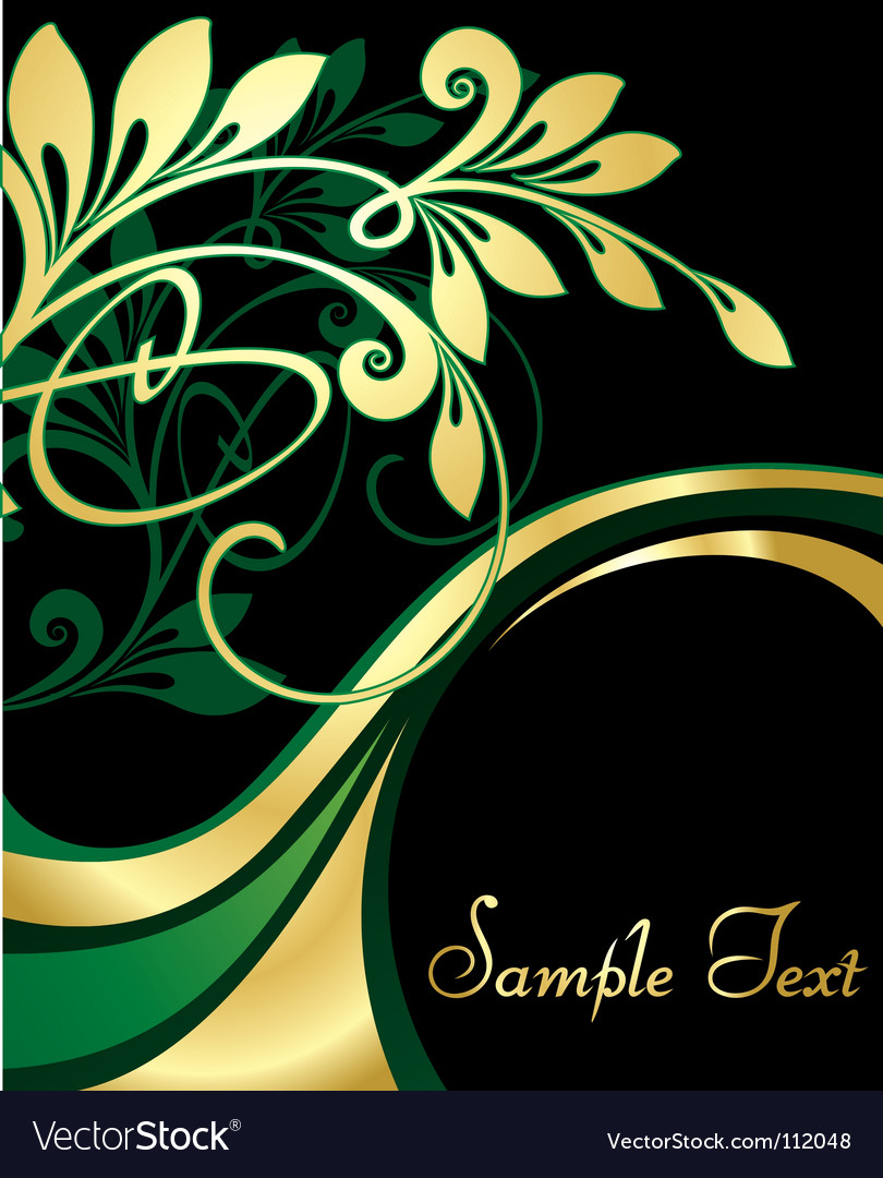 Gold pattern Royalty Free Vector Image - VectorStock