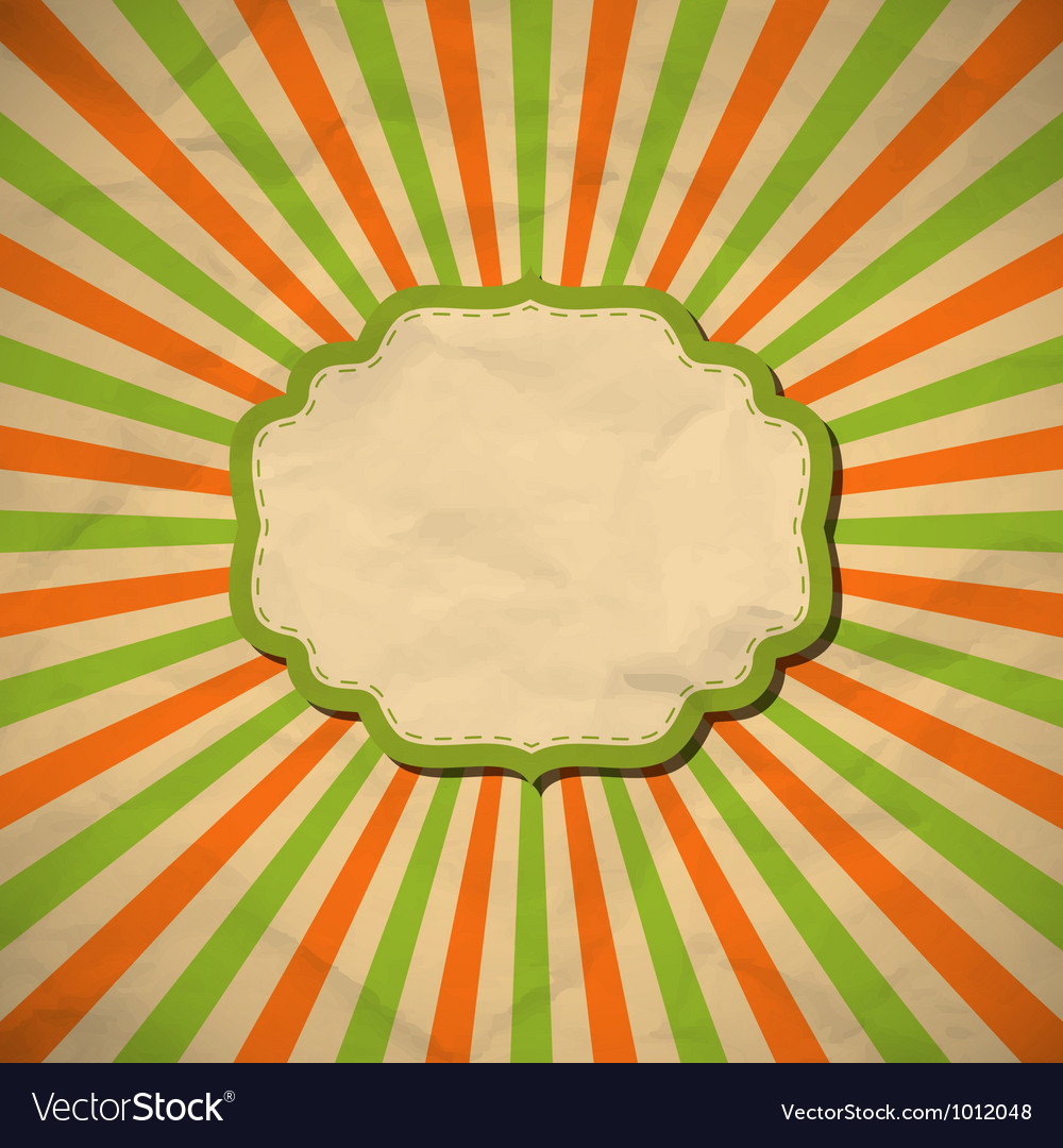 Retro frame Royalty Free Vector Image - VectorStock