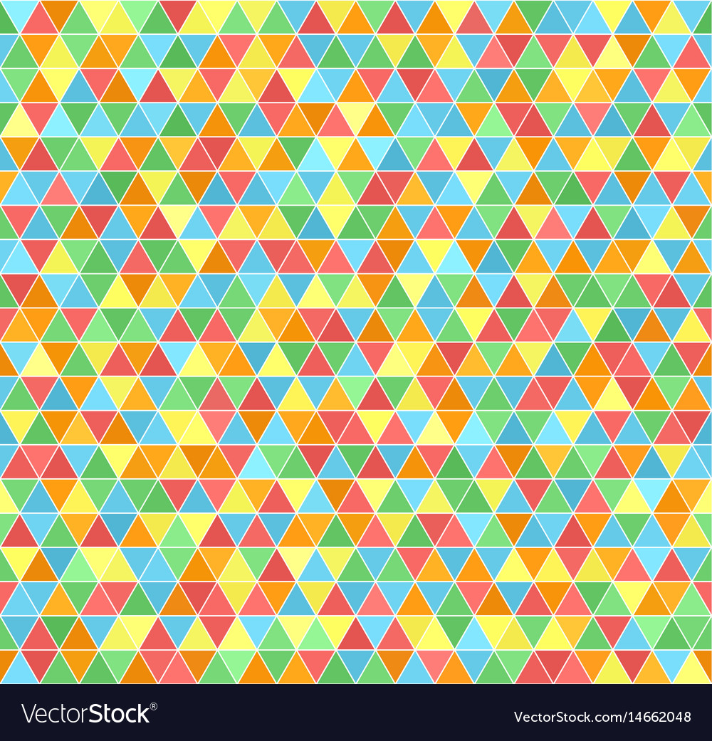 Triangle pattern seamless background Royalty Free Vector