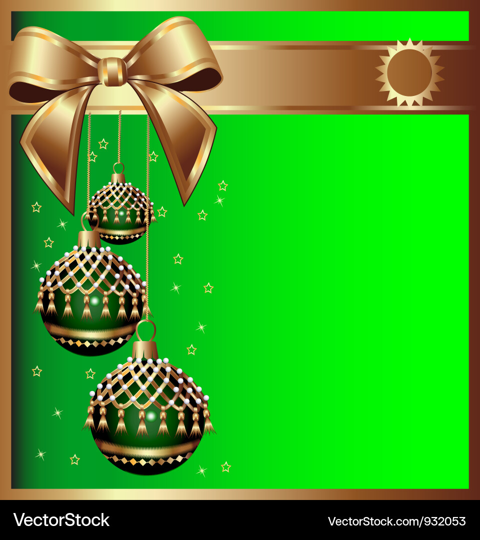 Christmas Decoration Royalty Free Vector Image