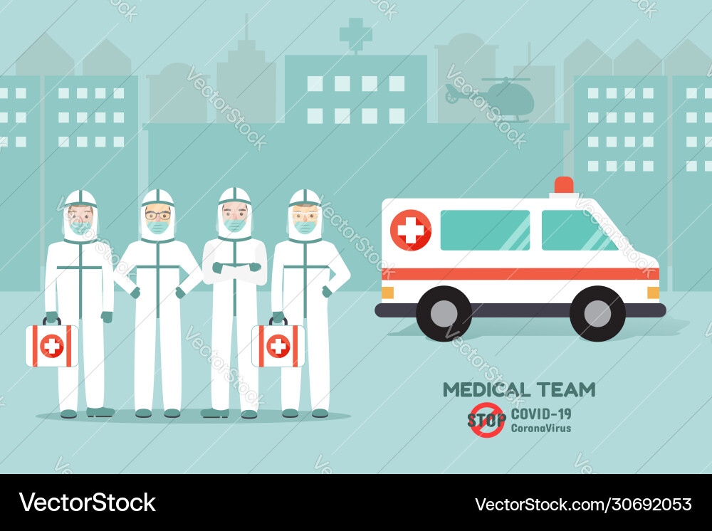Doctors and medical team Royalty Free Vector Image