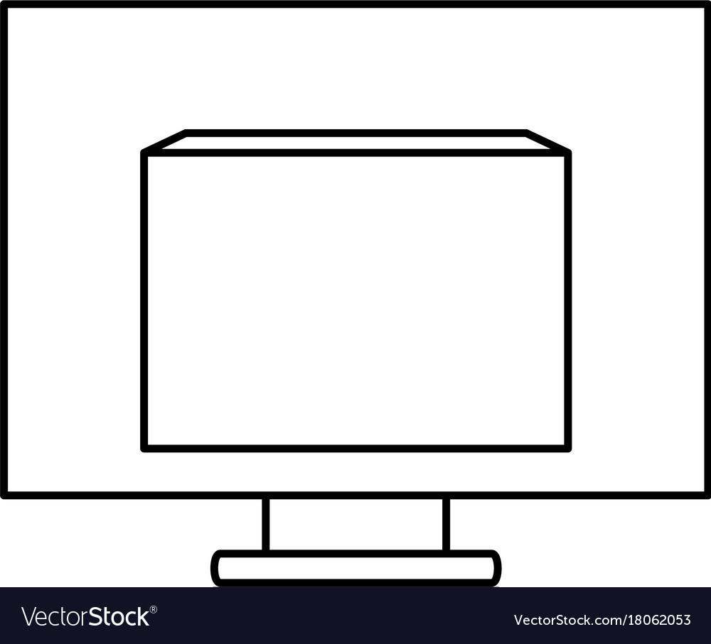 Screen Royalty Free Vector Image - VectorStock
