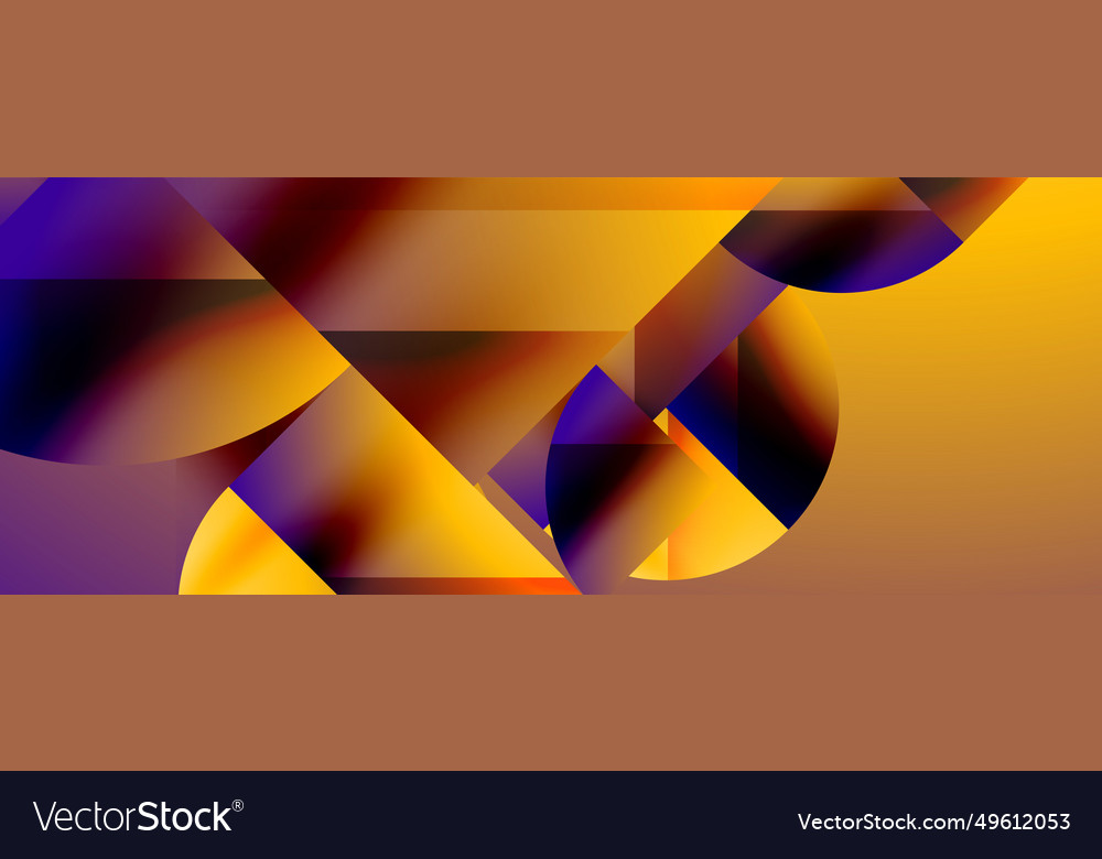 Simple geometric forms - dynamic Royalty Free Vector Image