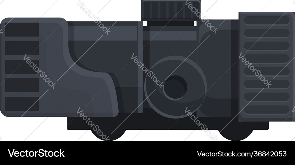 Telescopic sight night icon cartoon style Vector Image