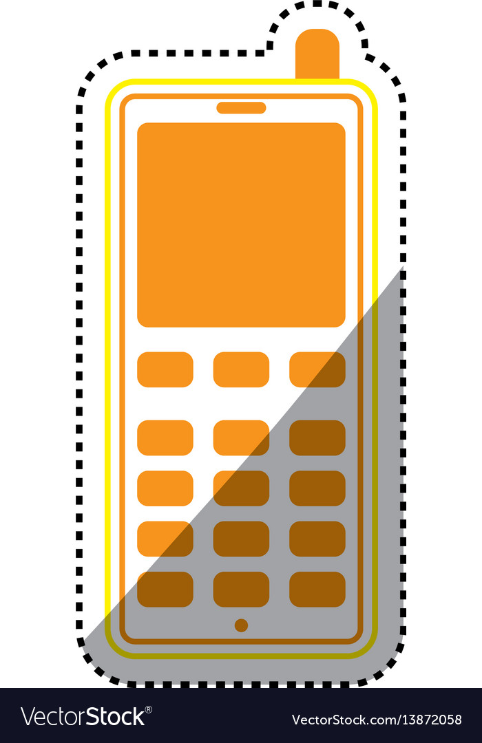Cellphone mobile technology Royalty Free Vector Image