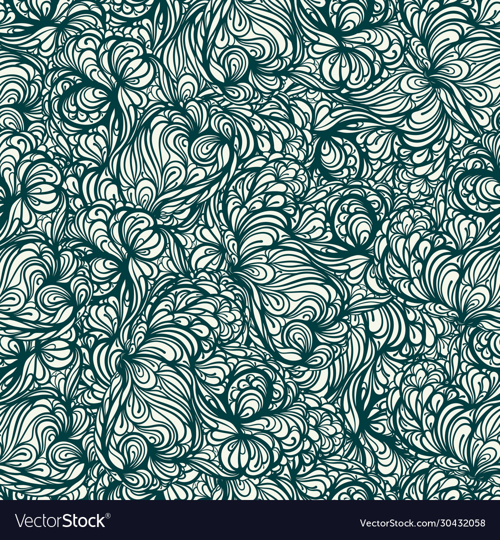 Dark green leaf pattern Royalty Free Vector Image