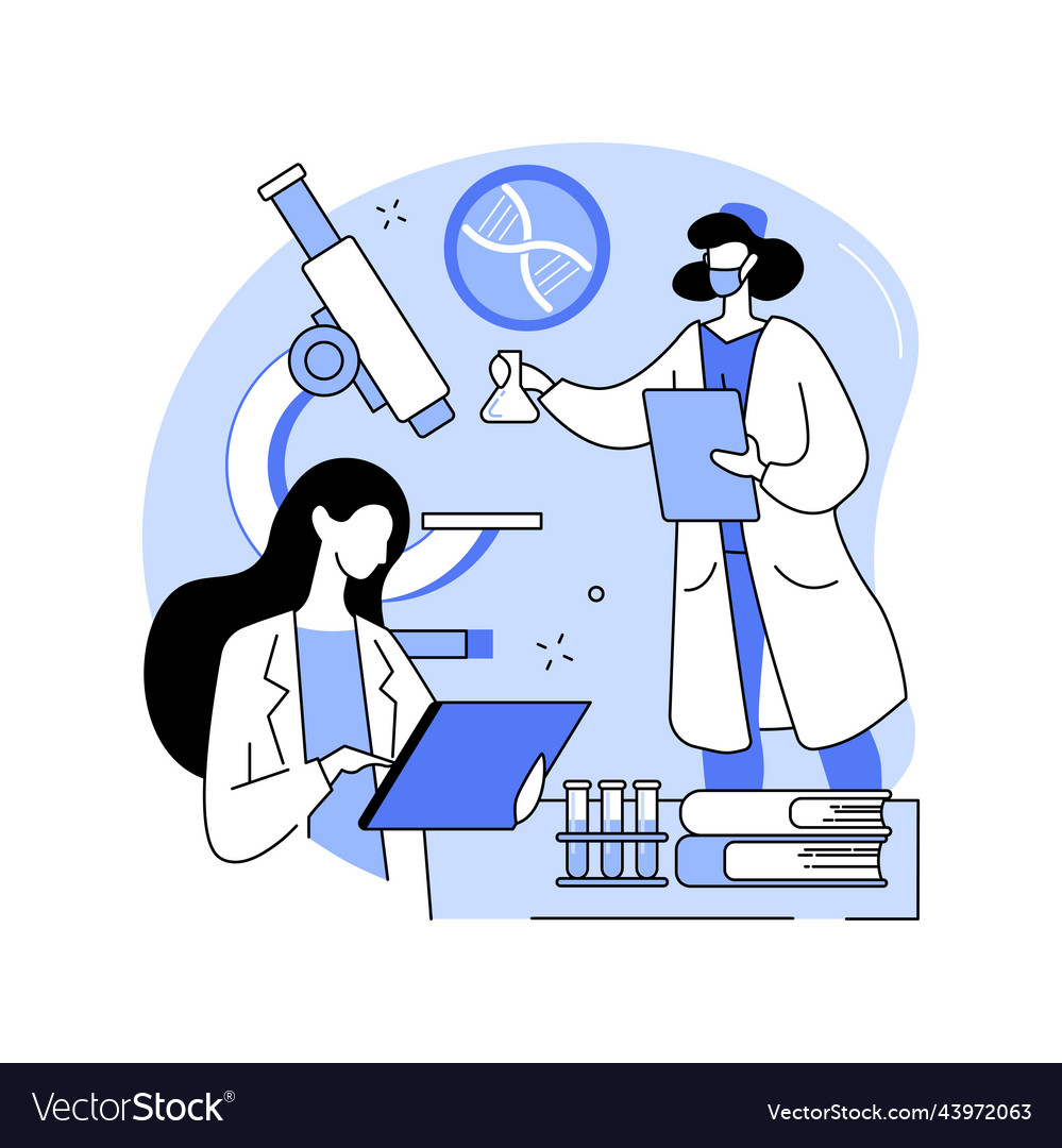 Bioengineering isolated cartoon Royalty Free Vector Image