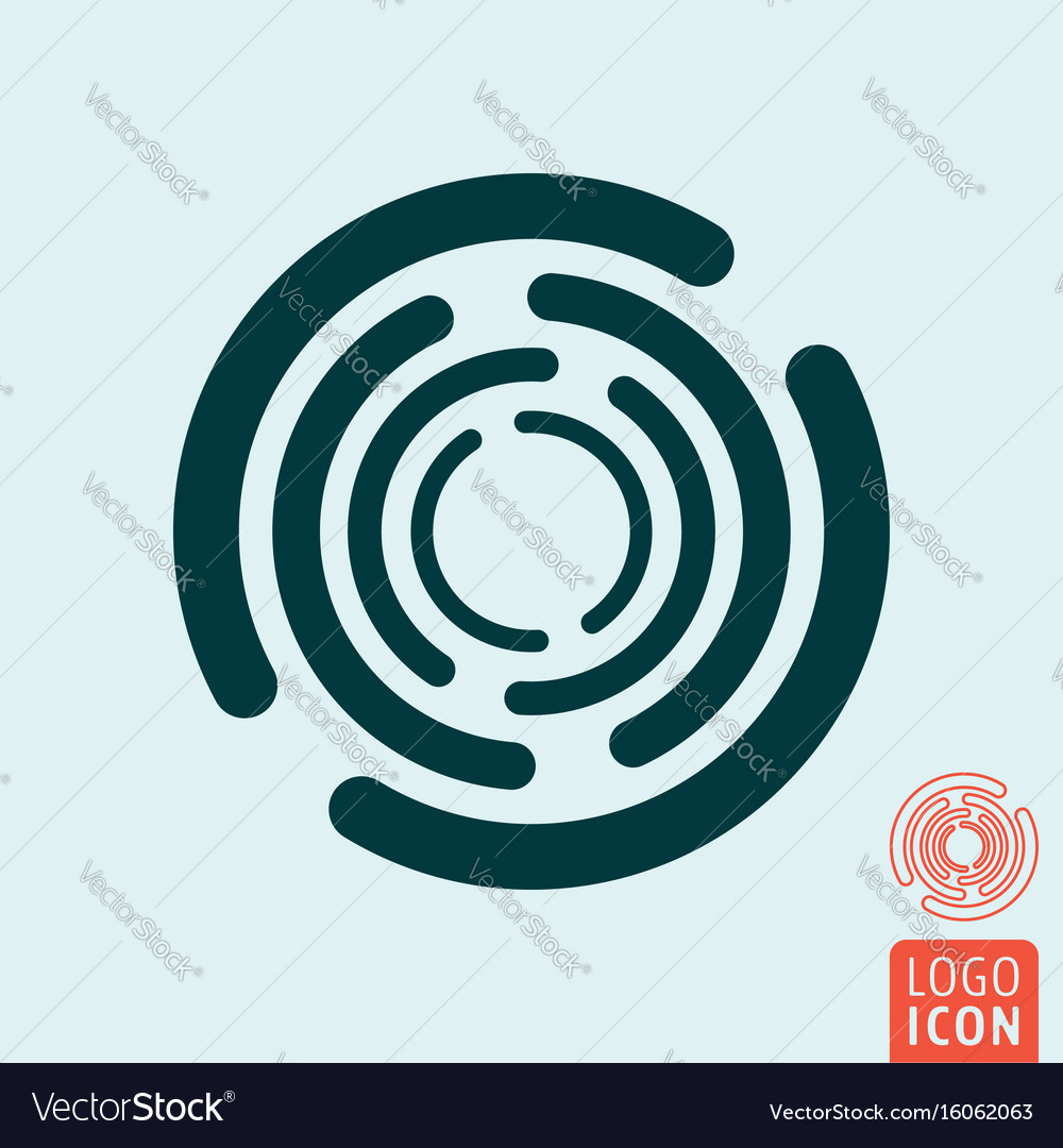 Circle Rotate Icon Royalty Free Vector Image Vectorstock