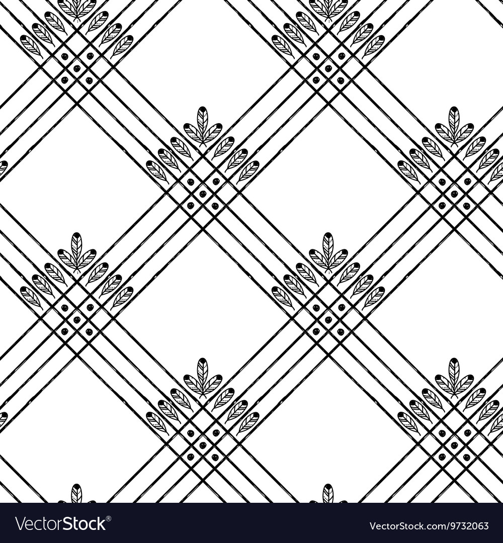 Hand drawn pattern Royalty Free Vector Image - VectorStock
