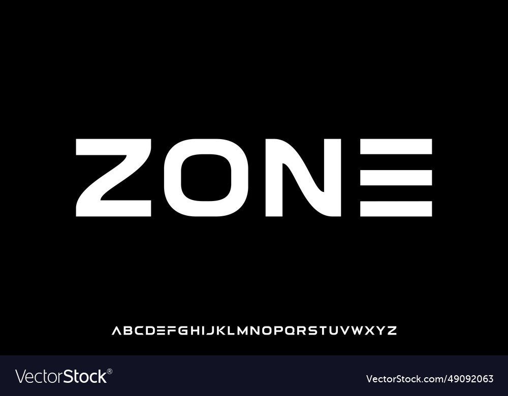 Modern futuristic sans serif alphabet display font Modern futuristic sans serif alphabet display font
