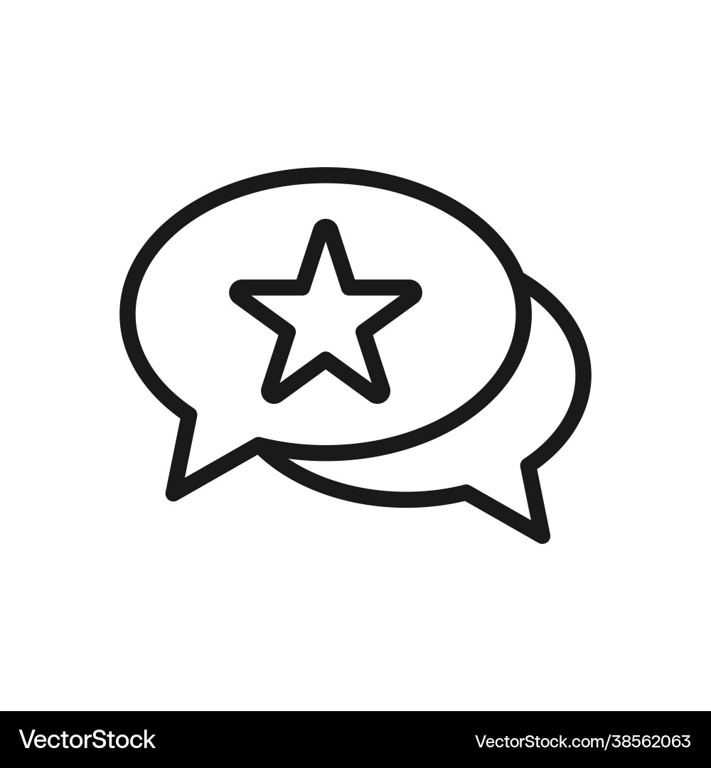 Rating review or feedback icon customer Royalty Free Vector