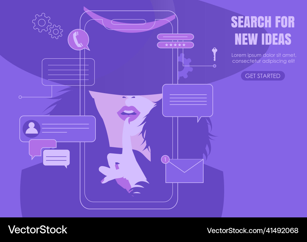 Mobile app development and web design Royalty Free Vector
