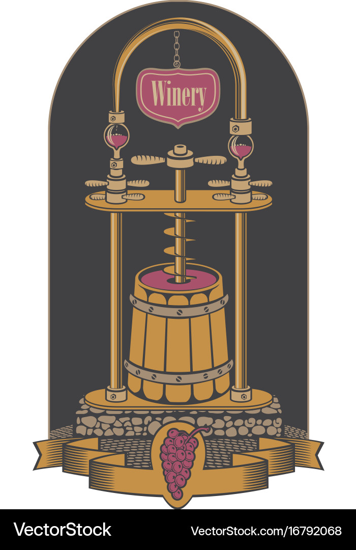 On the theme of winery Royalty Free Vector Image