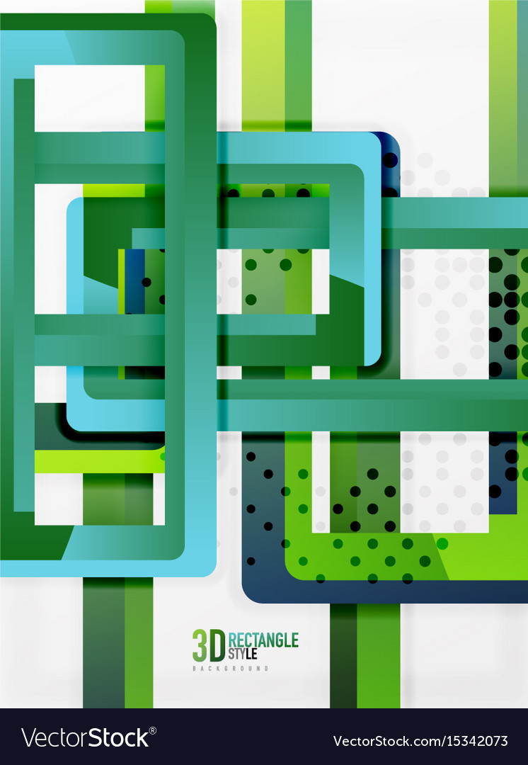 Rectangle tube elements background Royalty Free Vector Image