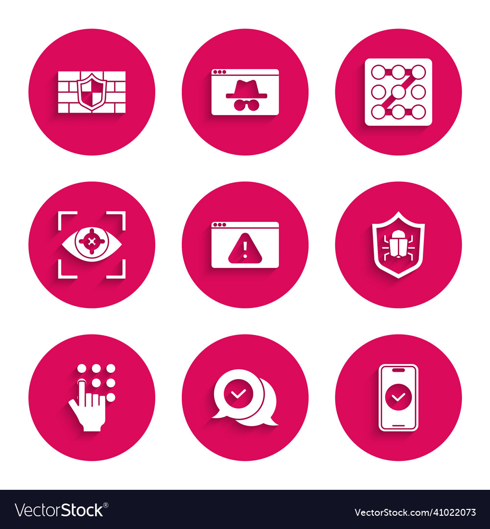 Set Browser With Exclamation Mark Check In Speech Vector Image