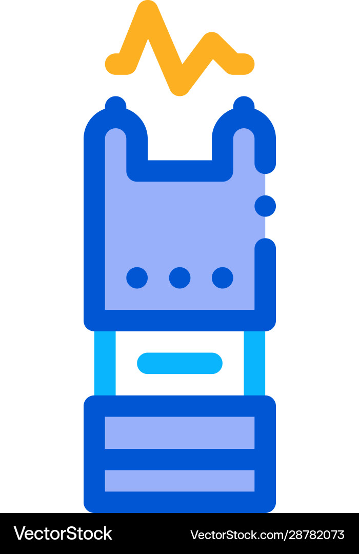 Stunning electric shock icon outline Royalty Free Vector