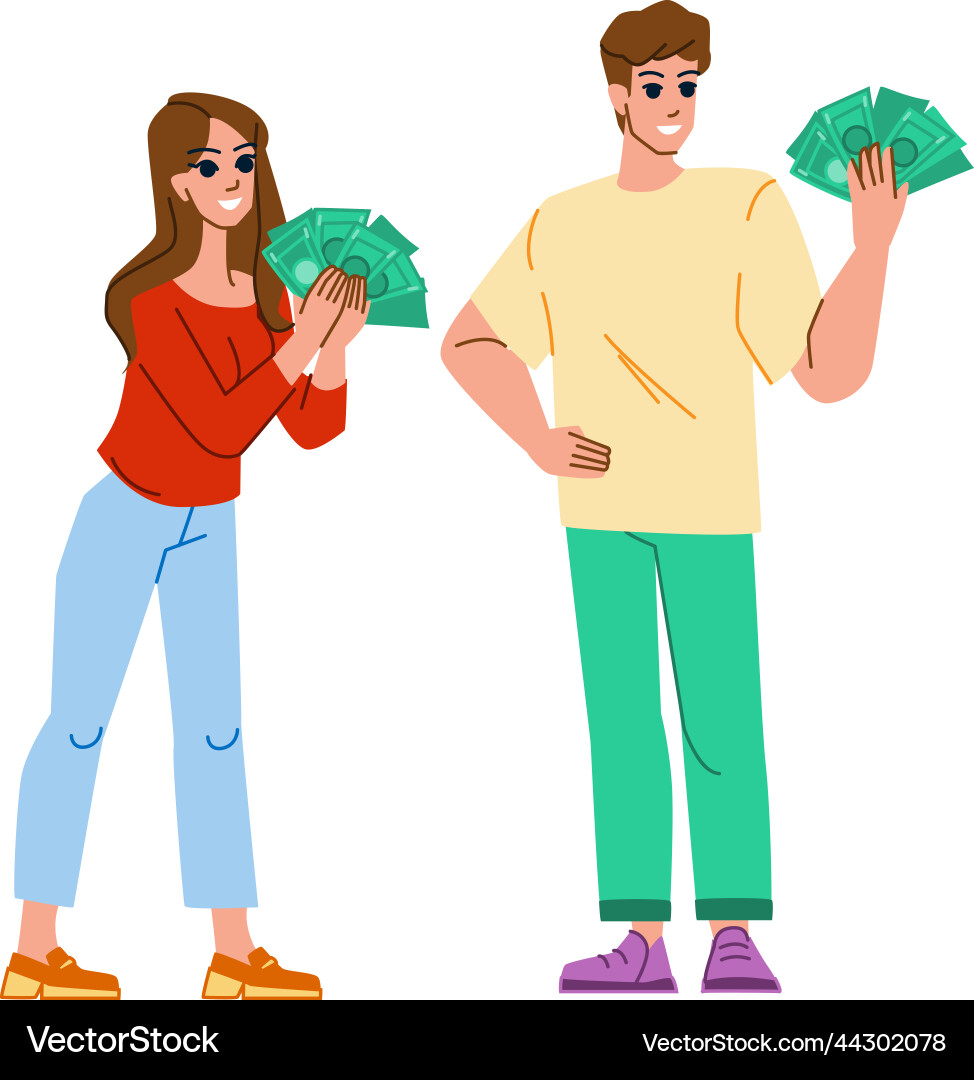 Family money Royalty Free Vector Image - VectorStock