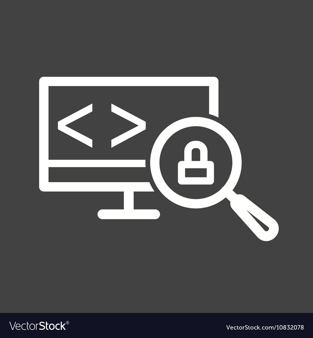 Insecure code Royalty Free Vector Image - VectorStock