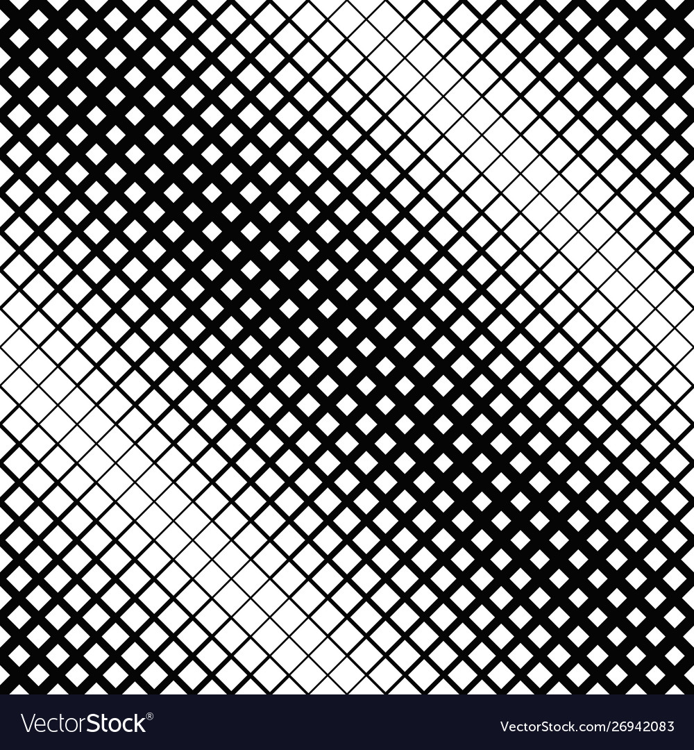 Black and white abstract seamless diagonal square Vector Image
