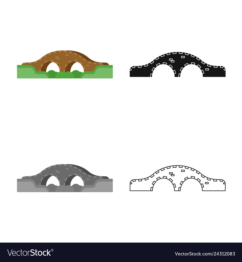 Isolated Object Of Connection And Design Symbol Vector Image