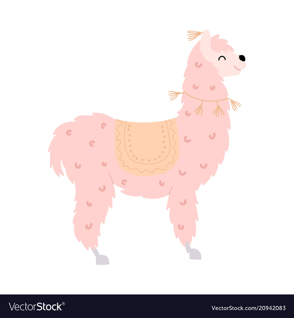 Llama Royalty Free Vector Image - VectorStock