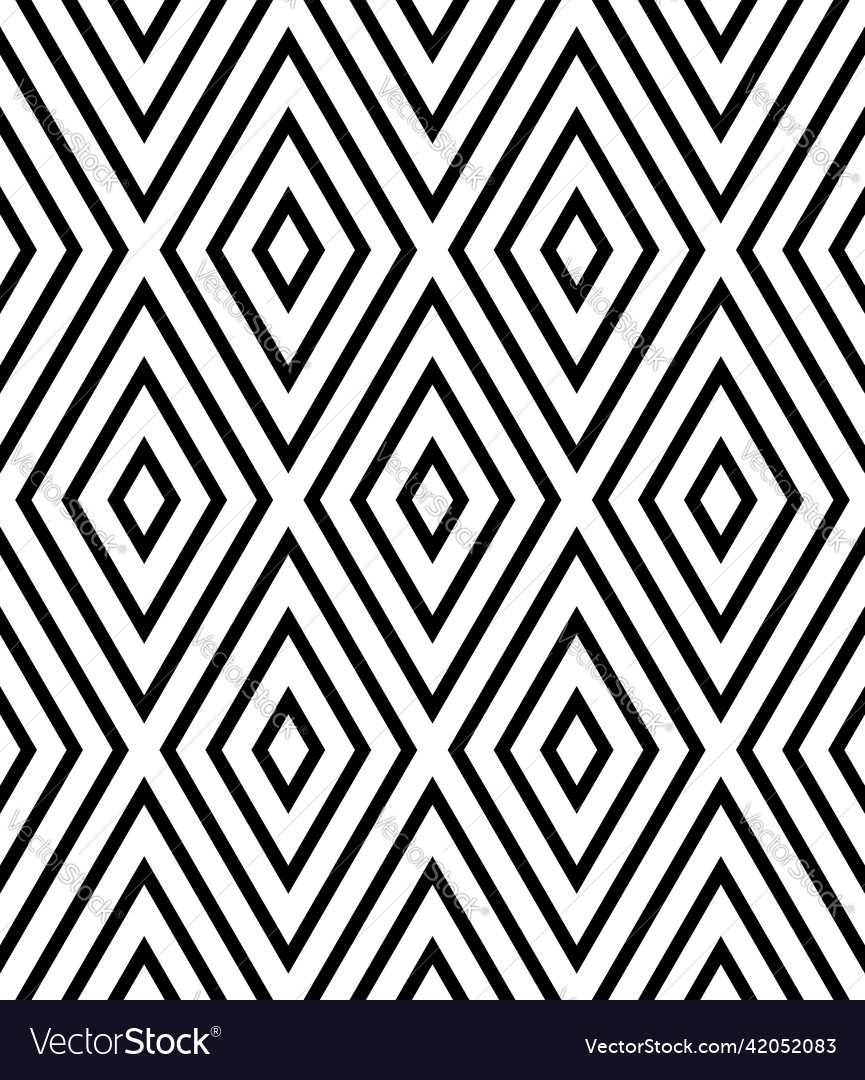 Seamless diamonds pattern Royalty Free Vector Image