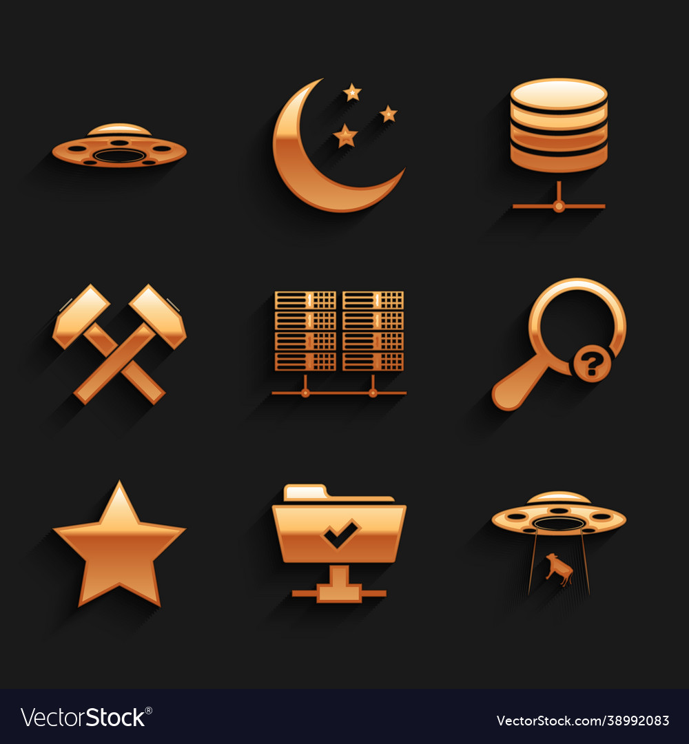 Set server data web hosting ftp operation Vector Image Set server data web hosting ftp operation Vector Image