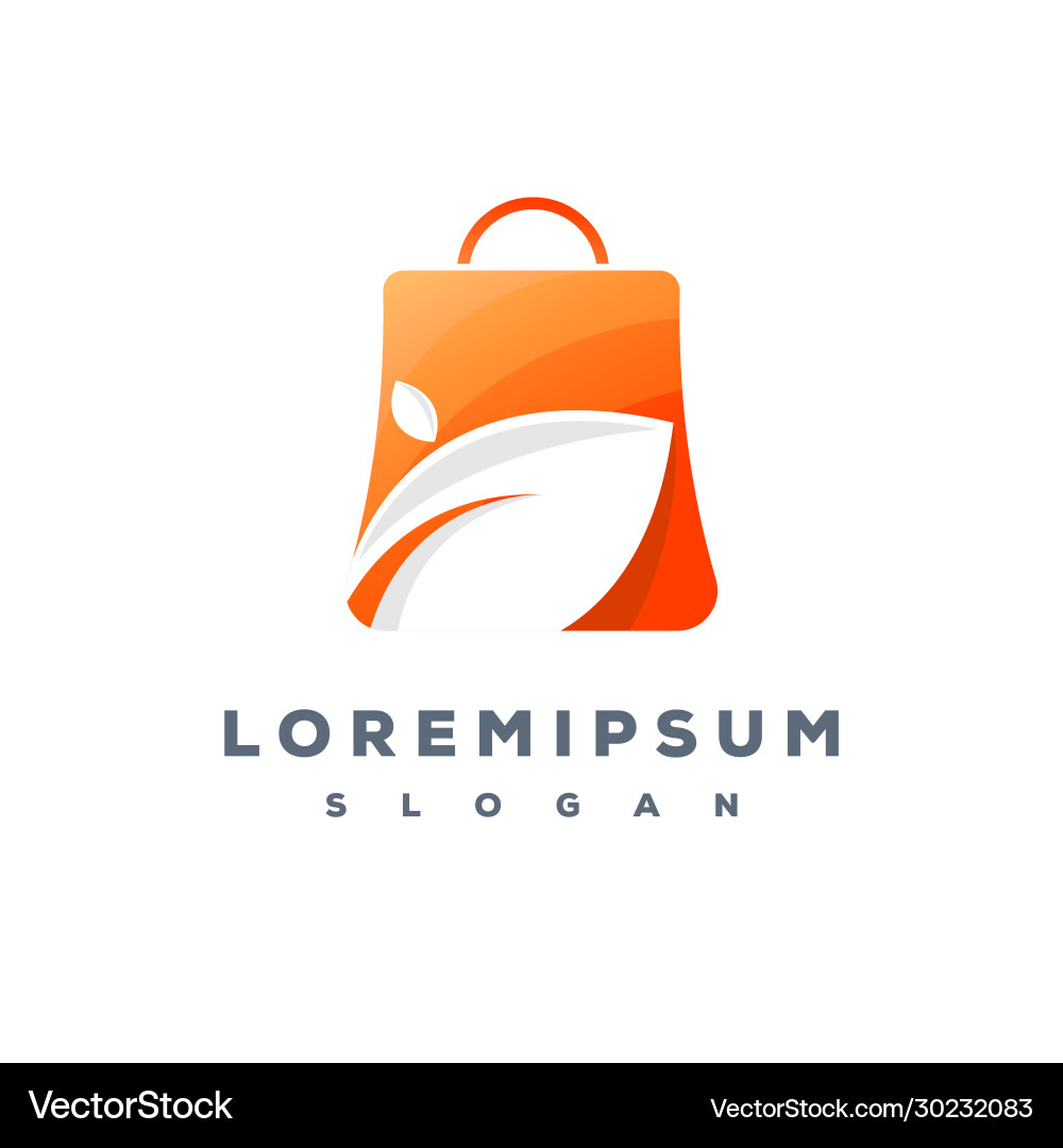 Shop fresh logo design ready to use Royalty Free Vector