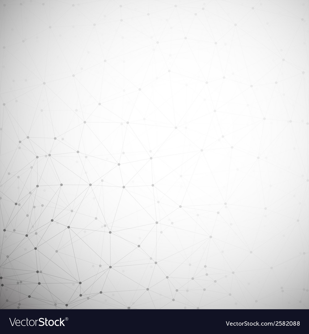 Molecule Structure Gray Background For Royalty Free Vector