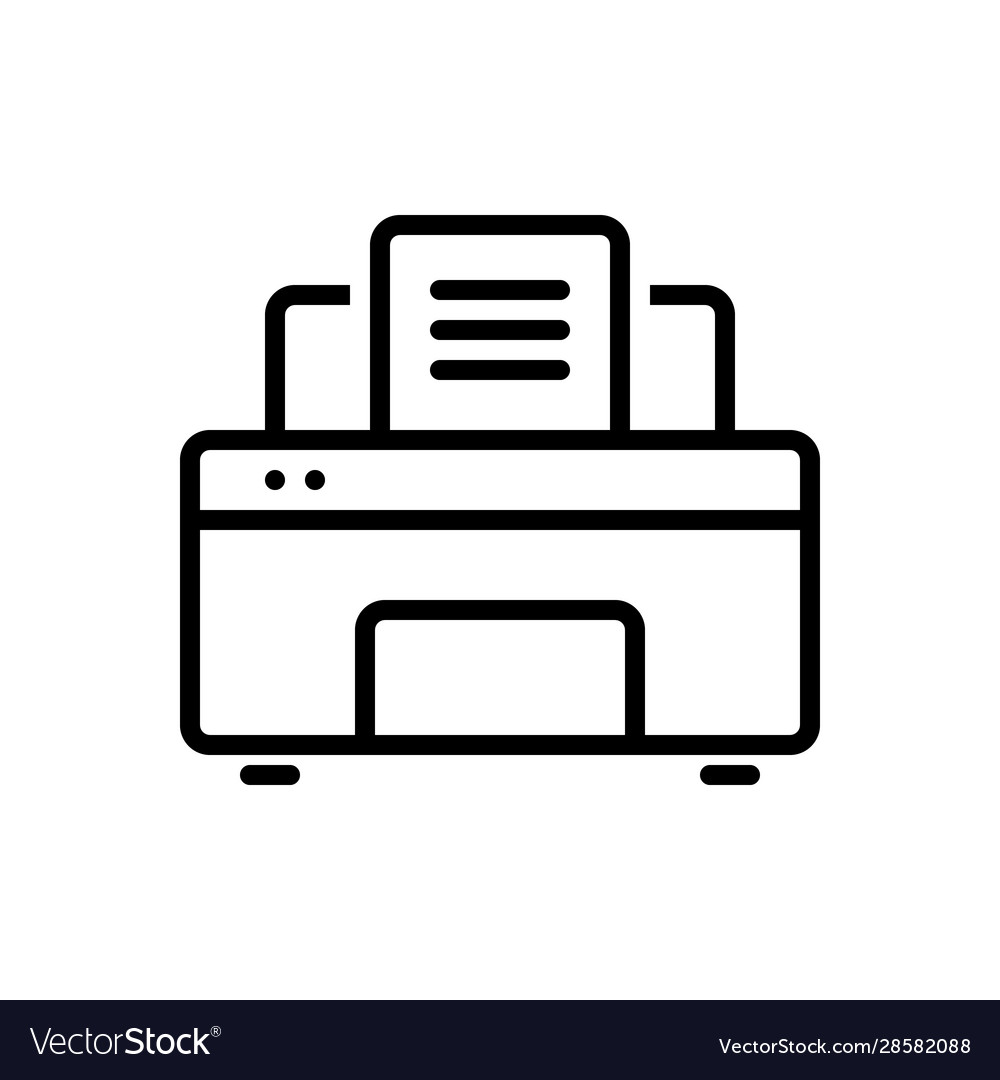 Printer Royalty Free Vector Image - VectorStock