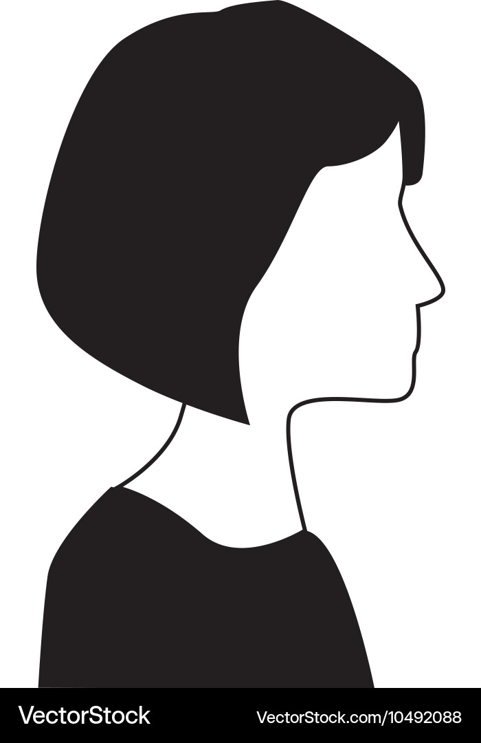 Profile silhouette person icon design Royalty Free Vector