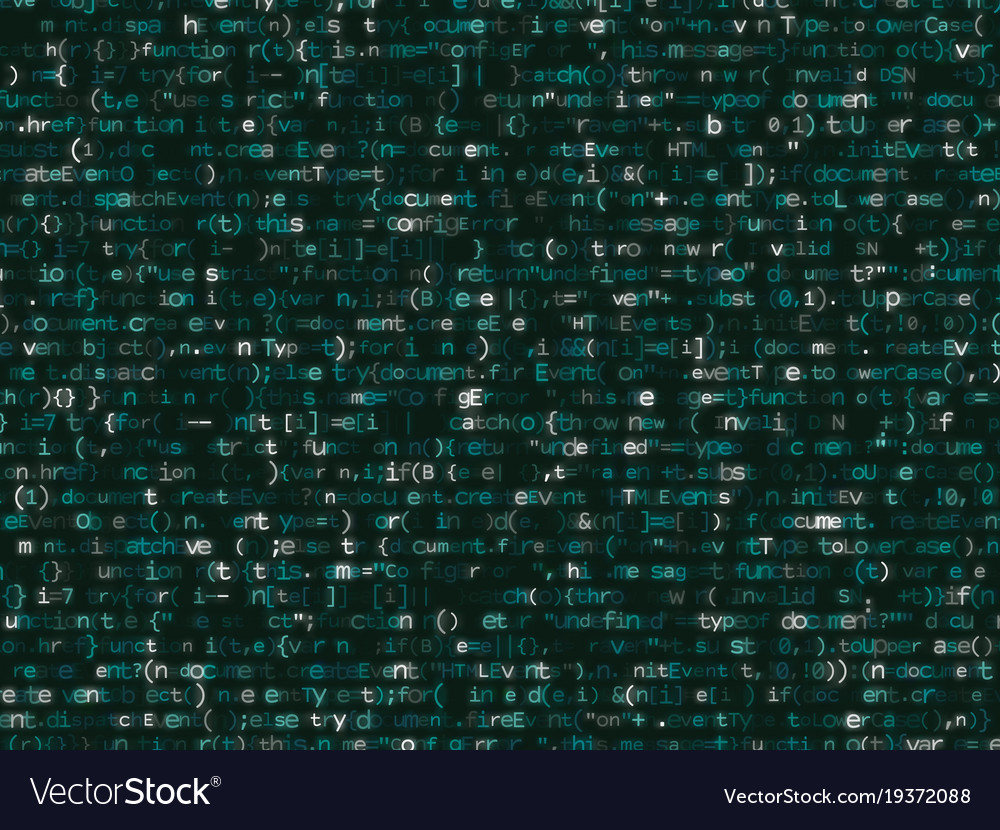 Program code shimmering colorful background Vector Image