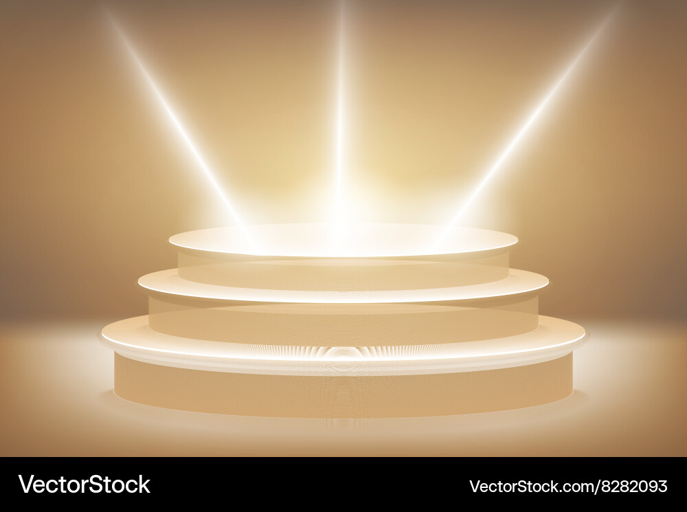 A 3d of blank template layout of white empty Vector Image