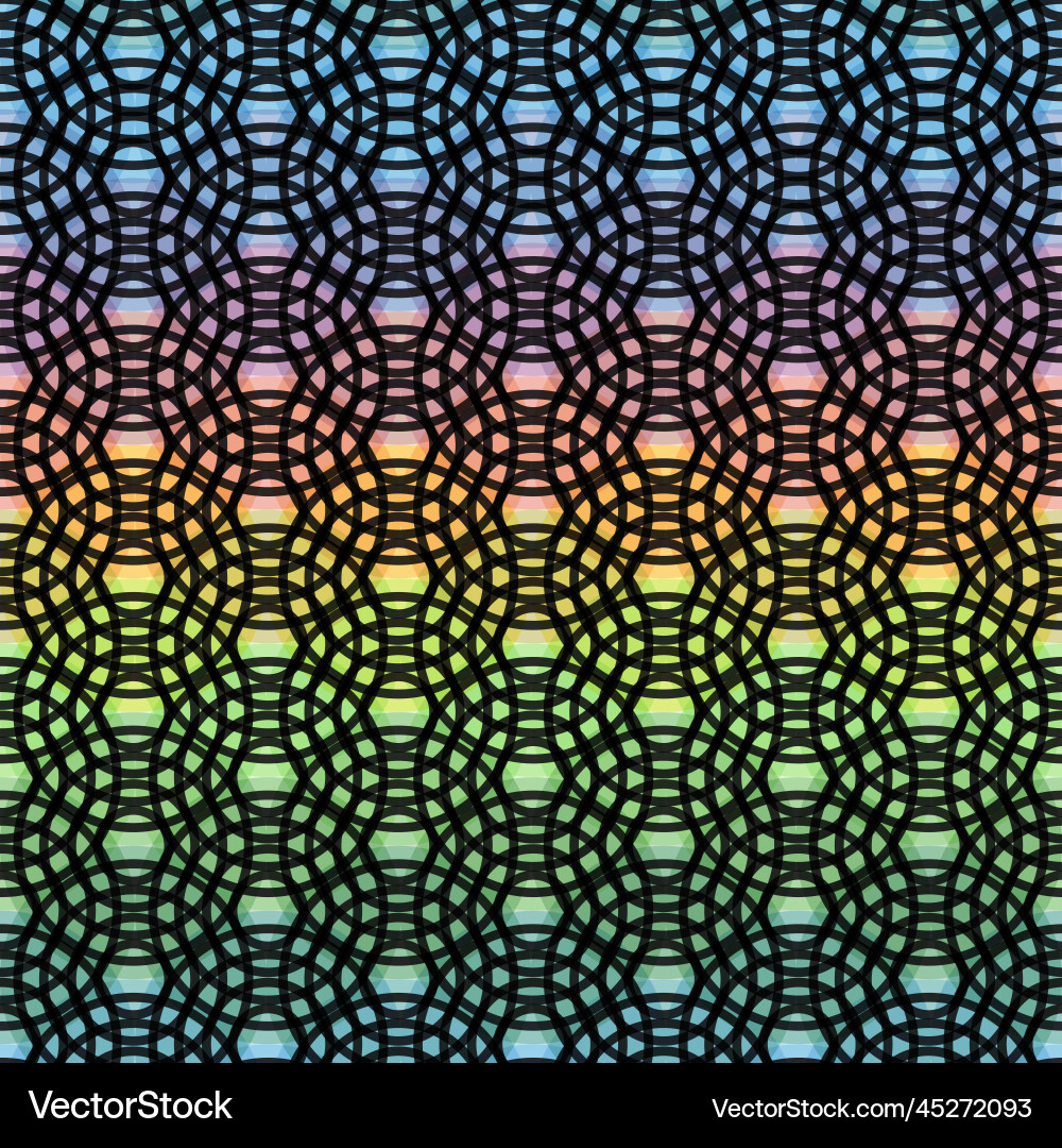 Abstract rings round motif geometric background Vector Image