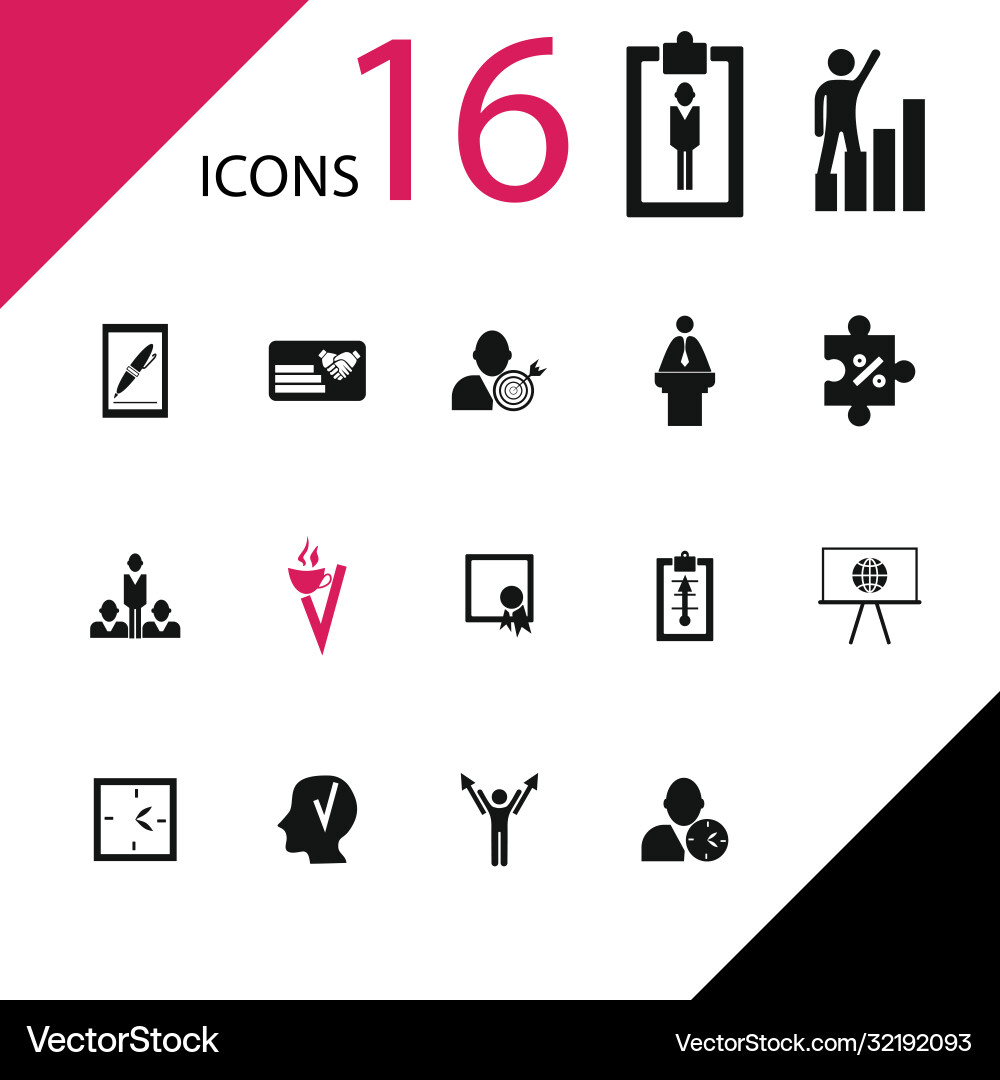 Assembly in flat style icons theme business - Stock Image - Everypixel