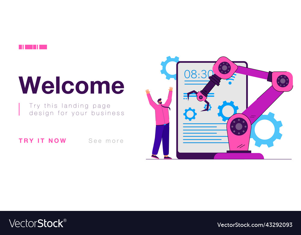 Digital era algorithm of artificial intelligence Vector Image