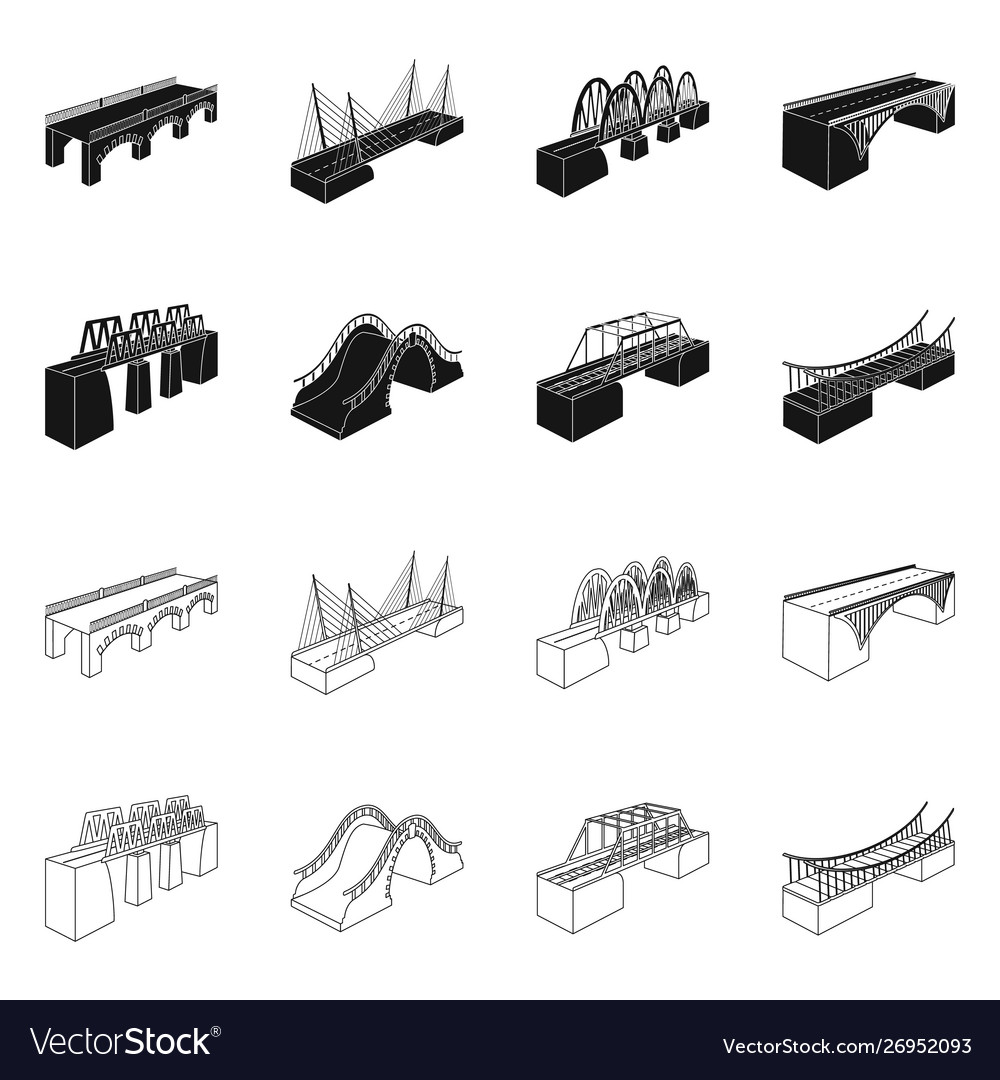 Isolated object connection and design symbol Vector Image