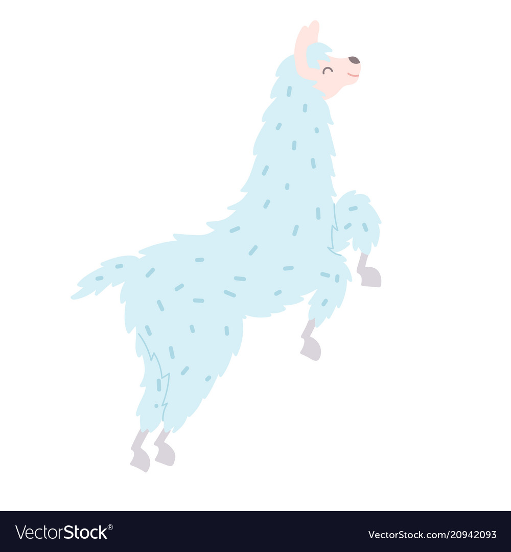 Llama Royalty Free Vector Image - VectorStock