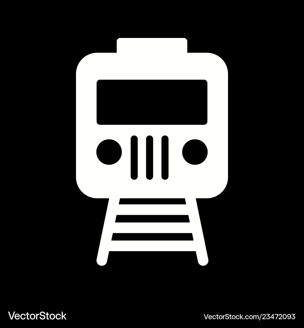 Train icon Royalty Free Vector Image - VectorStock