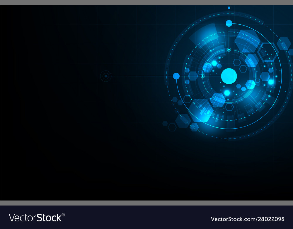 Background in concept technology Royalty Free Vector Image