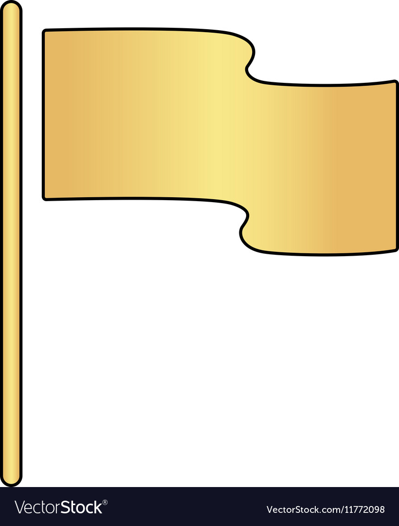 Flag computer symbol Royalty Free Vector Image