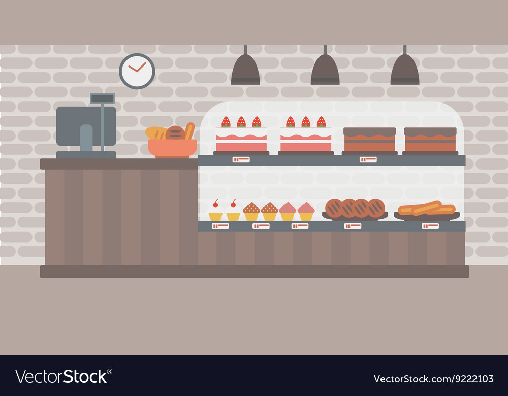 Background bakery Royalty Free Vector Image - VectorStock