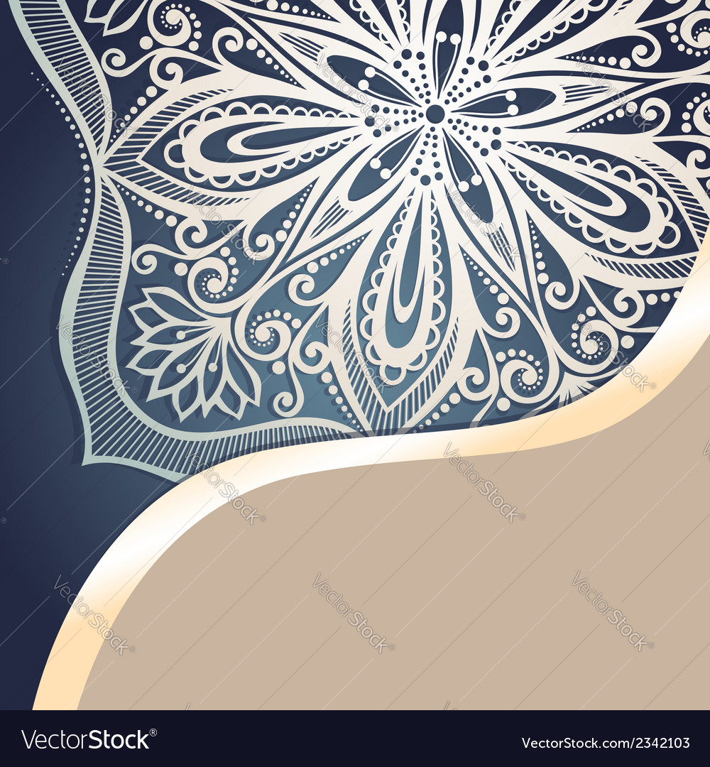 Colored ornate background Royalty Free Vector Image