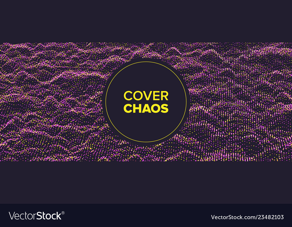 Dot abstract background graphic particles Vector Image