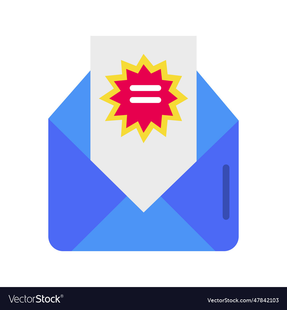 Envelop icon image Royalty Free Vector Image - VectorStock